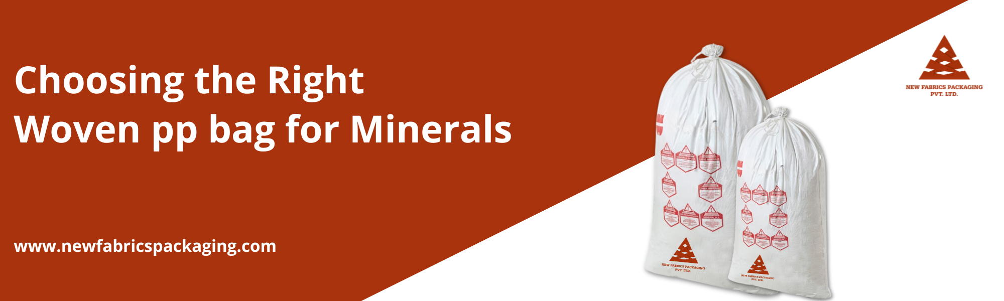 Choosing the right woven PP bags for minerals - New Fabrics Packaging
